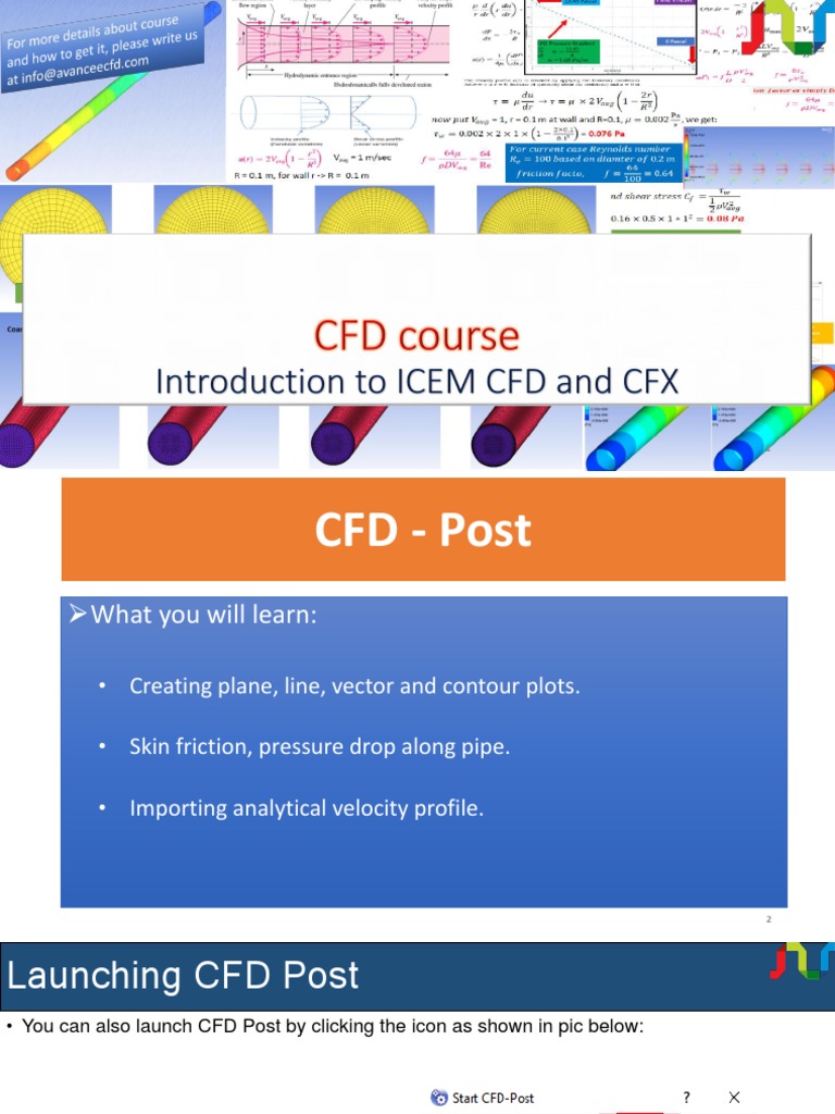 CFD Post | PDF | Computational Fluid Dynamics | Plane (Geometry)