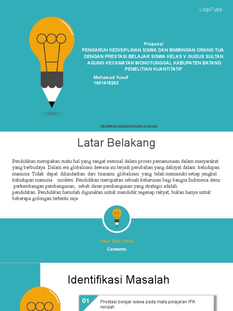 Proposal | PDF | Karier & Perkembangan | Pengembangan Diri