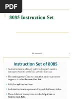 8085 Instruction Set | PDF