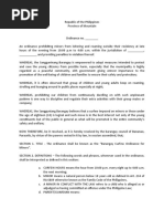 An Ordinance Regulating The Use of Videoke Machine and Other Sound ...