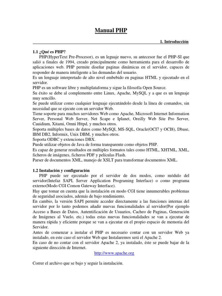 06to Semestre-Guia - PHP | PDF | Php | Estructura de datos de matriz