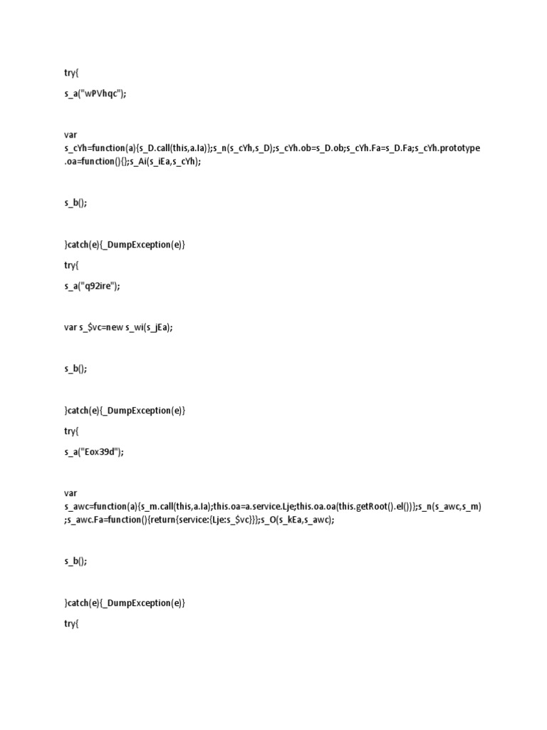 JavaScript Error Handling Code | PDF