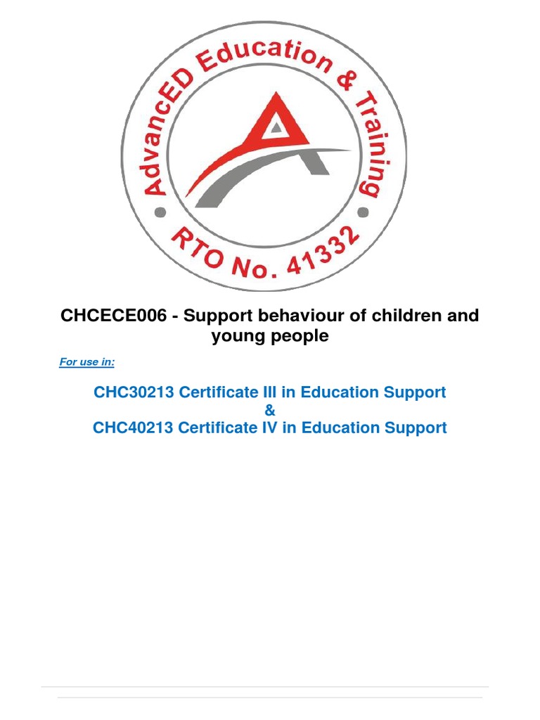 Child Behavior Support Guide | PDF | Occupational Safety And Health ...