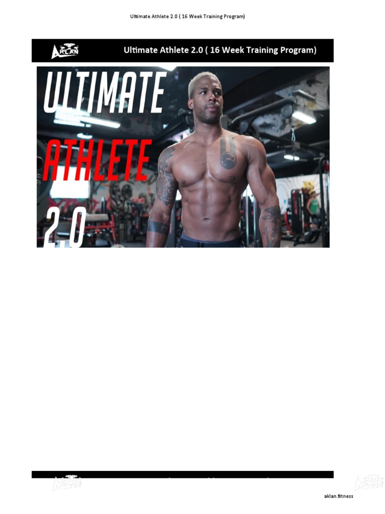 Ultimate Athlete 2.1 - Draft | PDF | Determinants Of Health | Strength ...