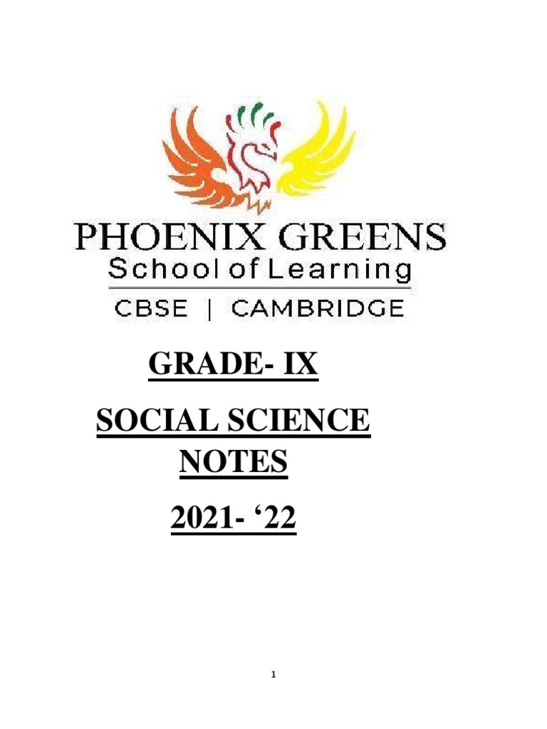Grade 9 Social Science Notes 2021-2022 | PDF | Nazi Germany | Russian ...