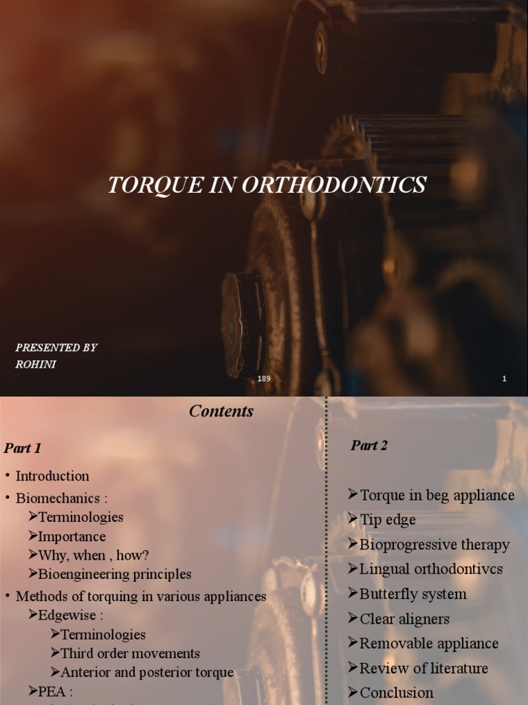 Orthodontic Torque Techniques | PDF | Dental Anatomy | Dentistry Branches