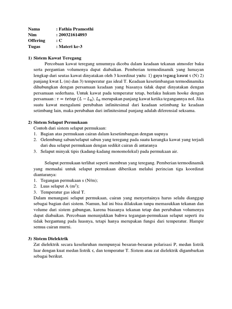 Fathia Pramesthi - Tugas Materi 3 | PDF