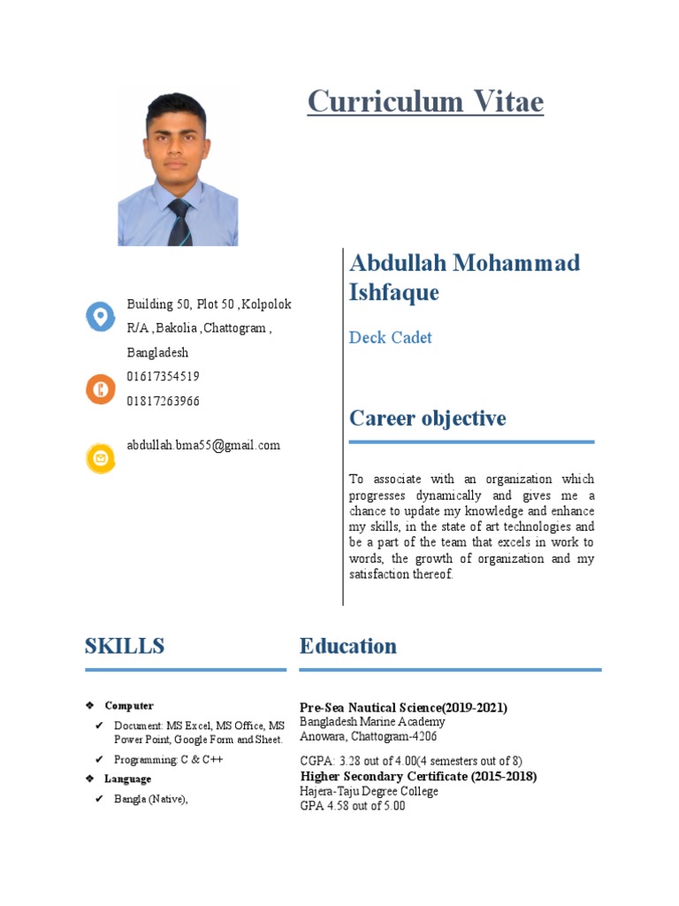 CV Abdullah | PDF | Bangladesh