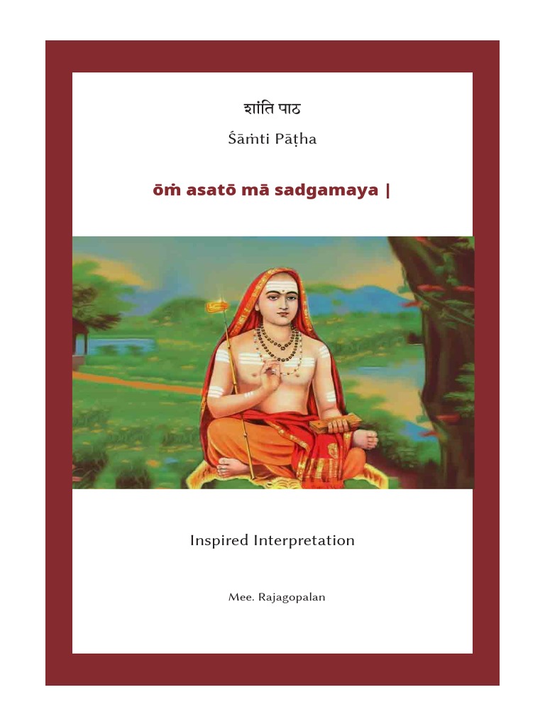 Om Asato Ma Sadgamaya | PDF | Brahman | Ātman (Hinduism)