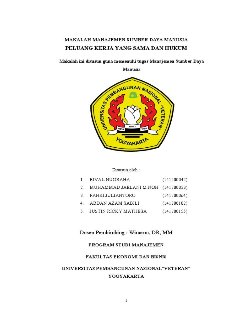 Makalah MSDM Kelompok 3 | PDF | Karier & Perkembangan