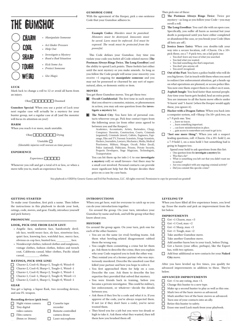 Monster Of The Week Form Fillable - Printable Forms Free Online