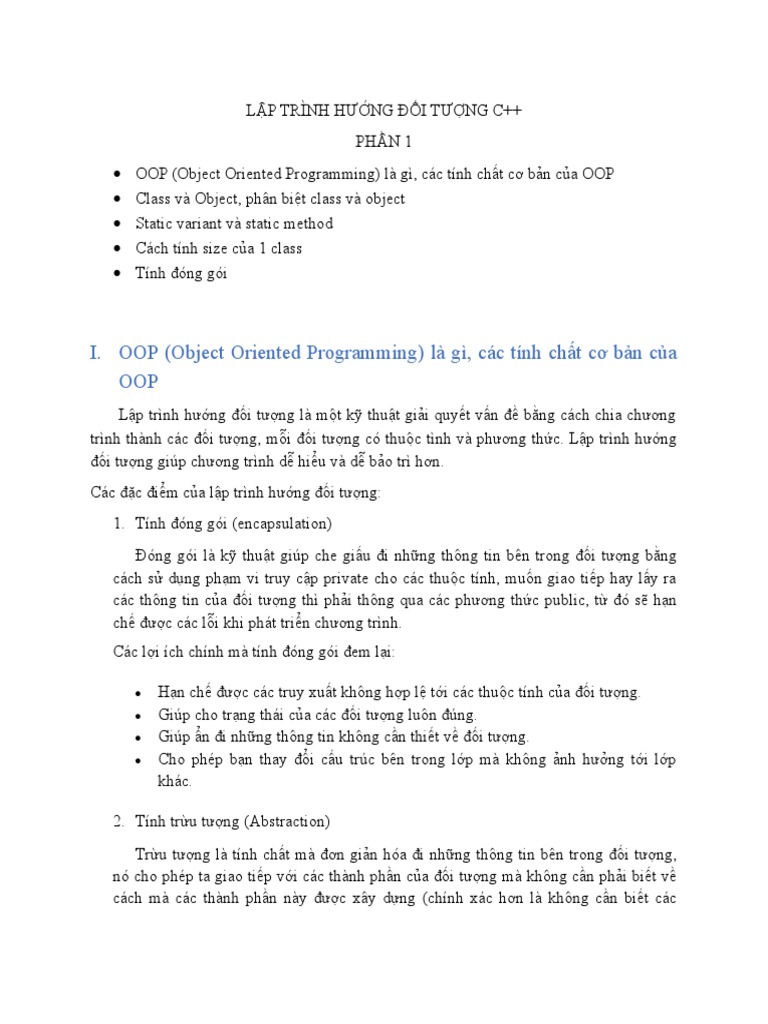 OOP Part1 | PDF OOP Part1 | PDF