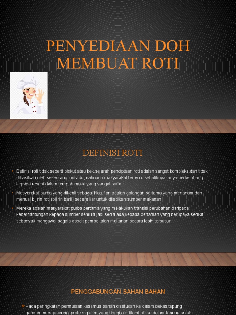 Penyediaan Doh Membuat Roti | PDF