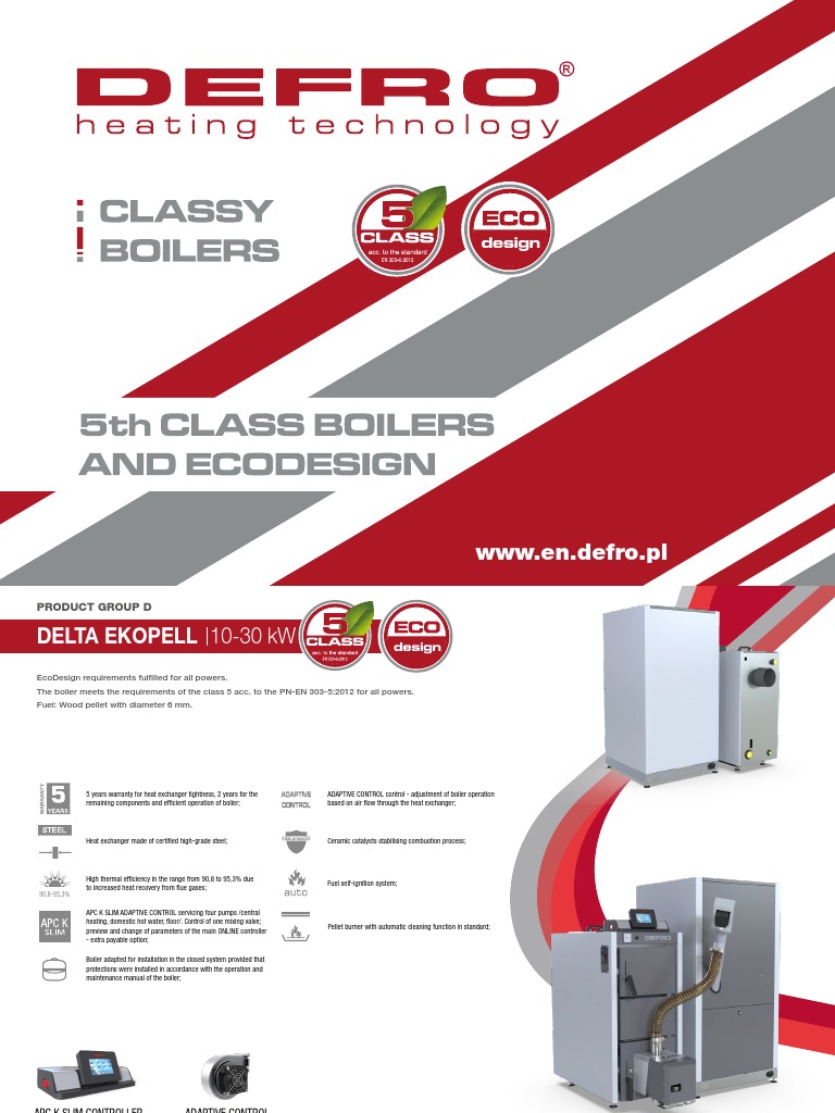 Katalog Defro - en 01 - 2022 | PDF | Boiler | Water Heating