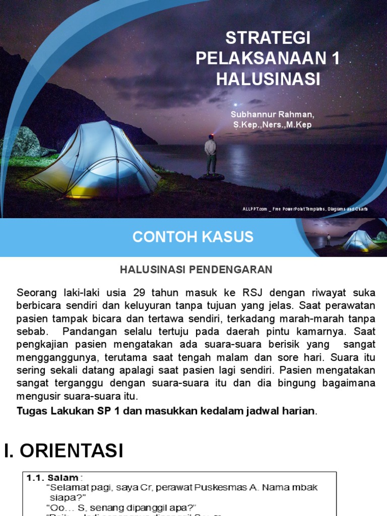 Simulasi SP 1 Halusinasi | PDF