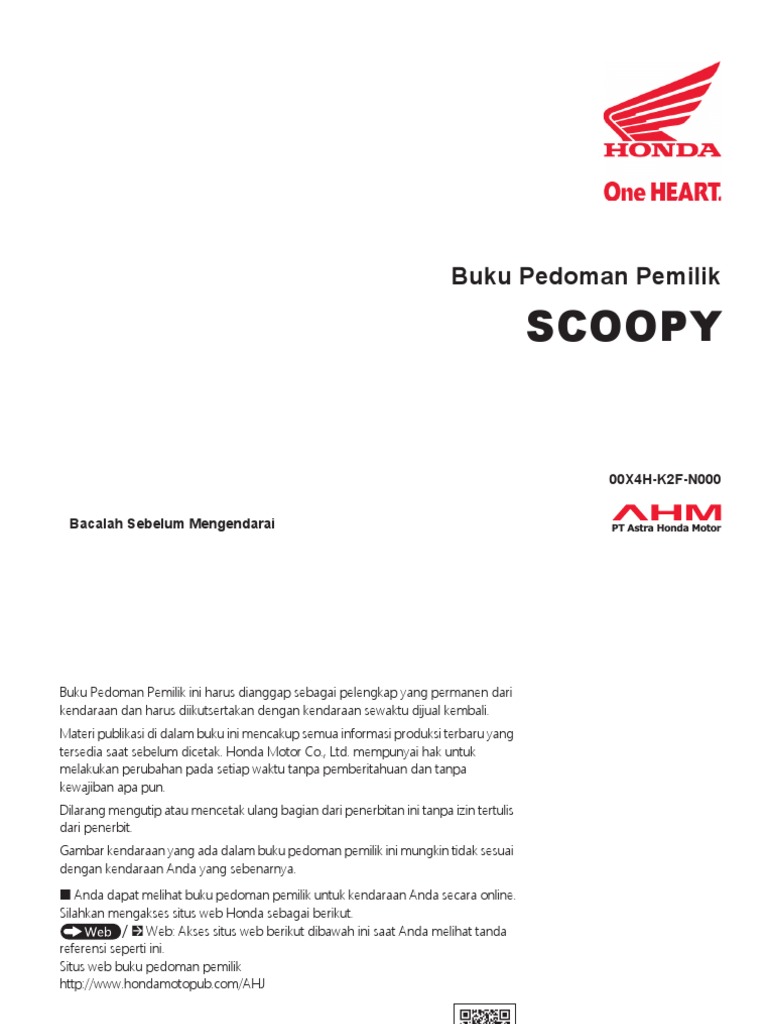 Honda Scoopy | PDF