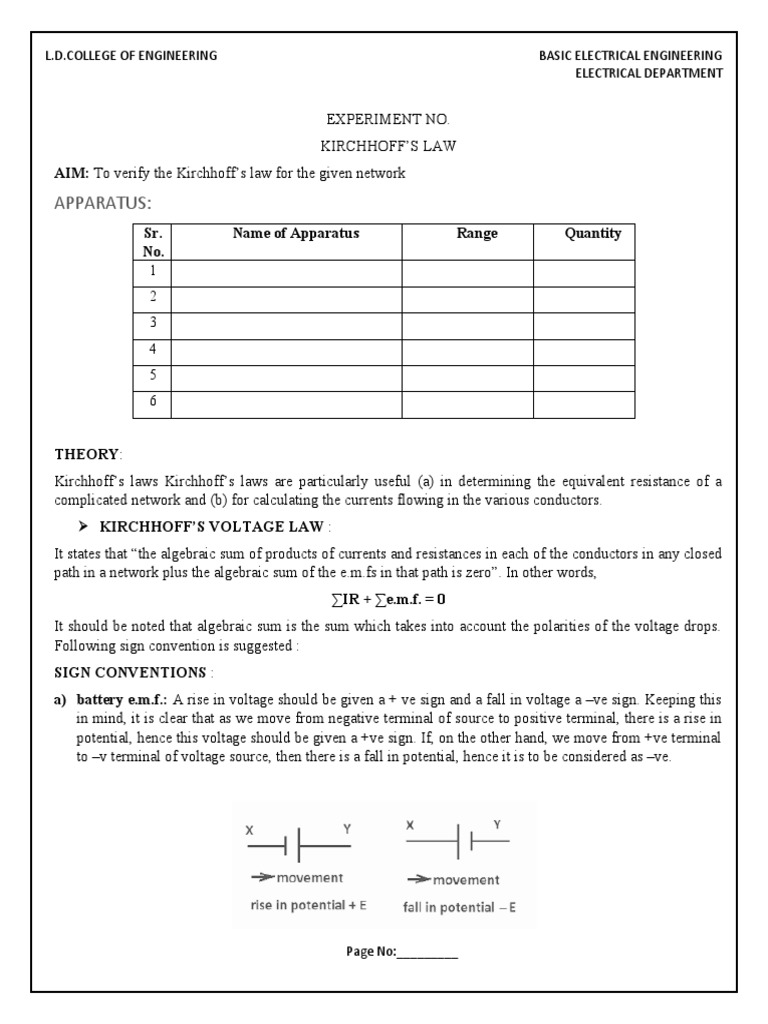 Bee Lab Manual | PDF | Electric Motor | Inductor