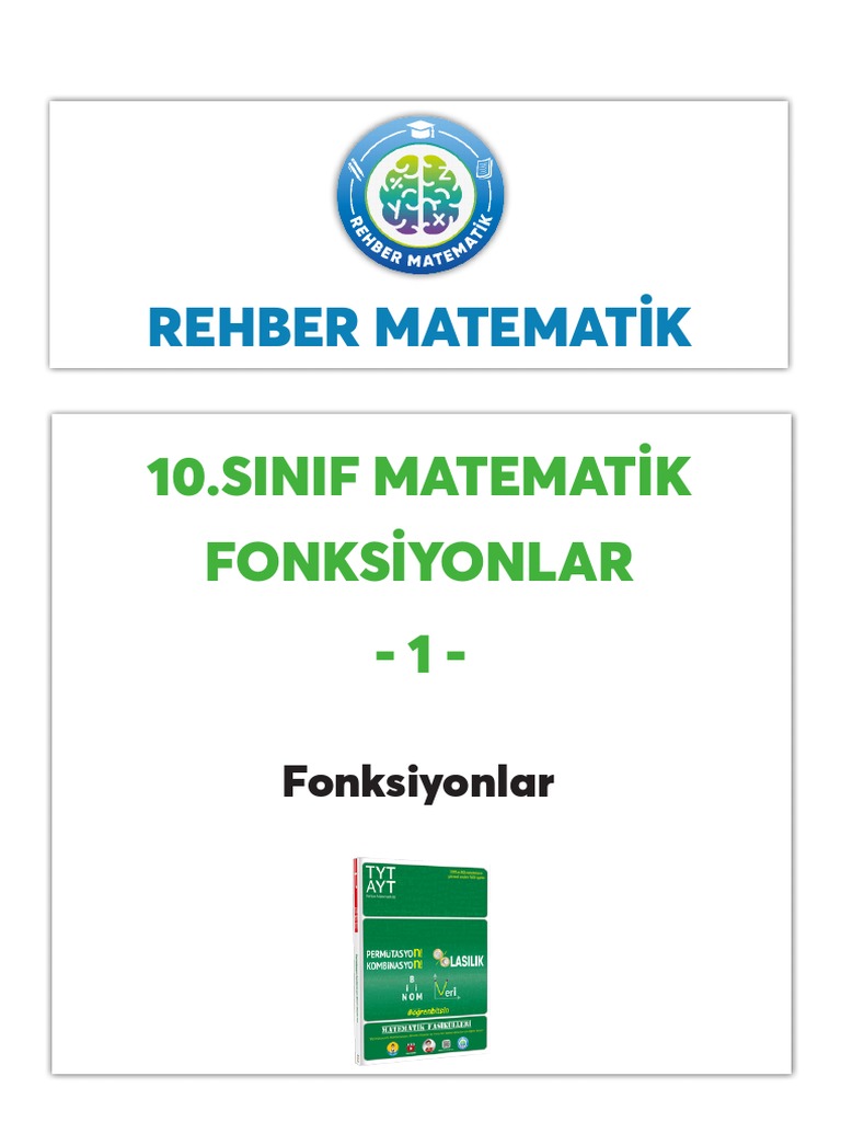 Fonksiyonlar - 10 SINIF - 01 | PDF