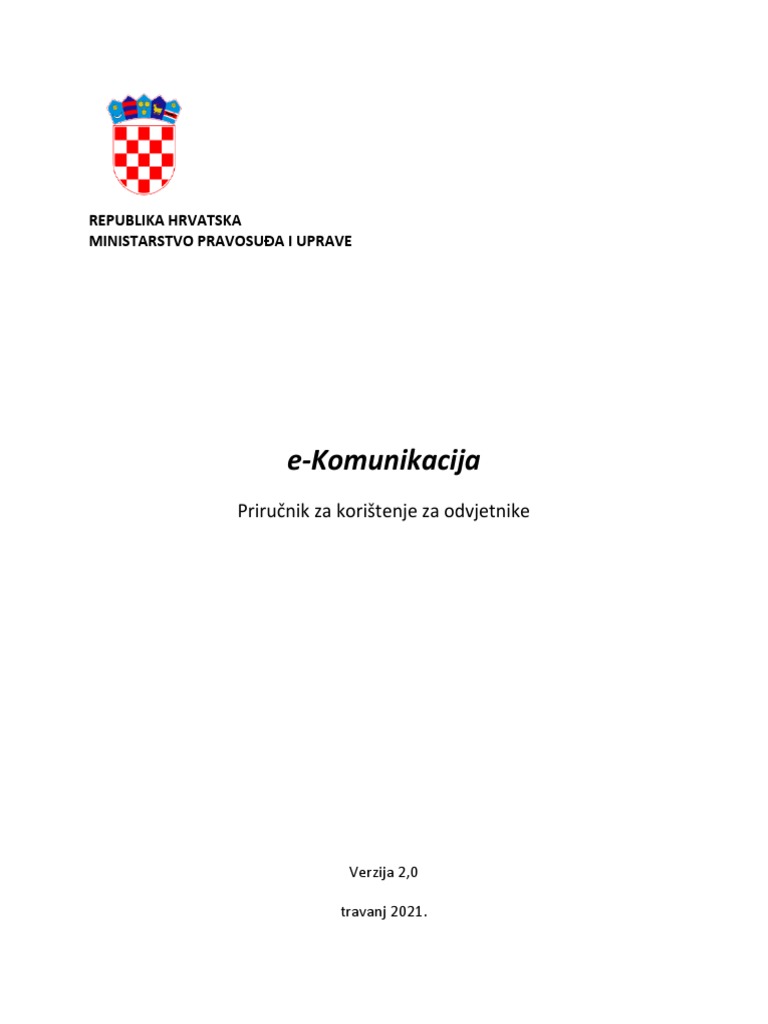 E-Komunikacija - Priru - Nik Za Odvjetnike | PDF