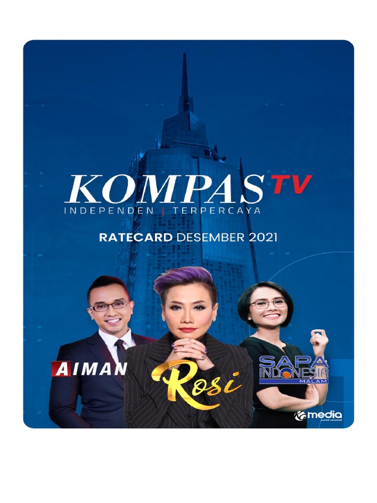 Rate Card Kompas TV Desember 2021 Upd. 23 Nov Rev. 1 | PDF
