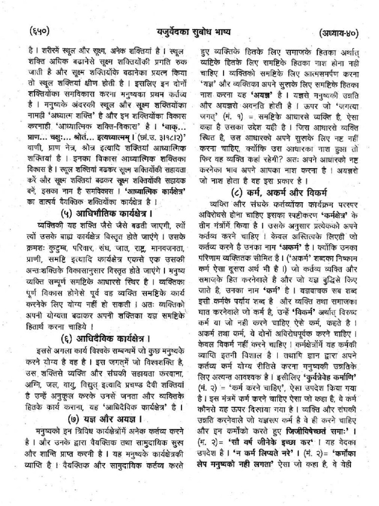 004 Yajurved Subodh Bhashya Hindi Part 2 | PDF