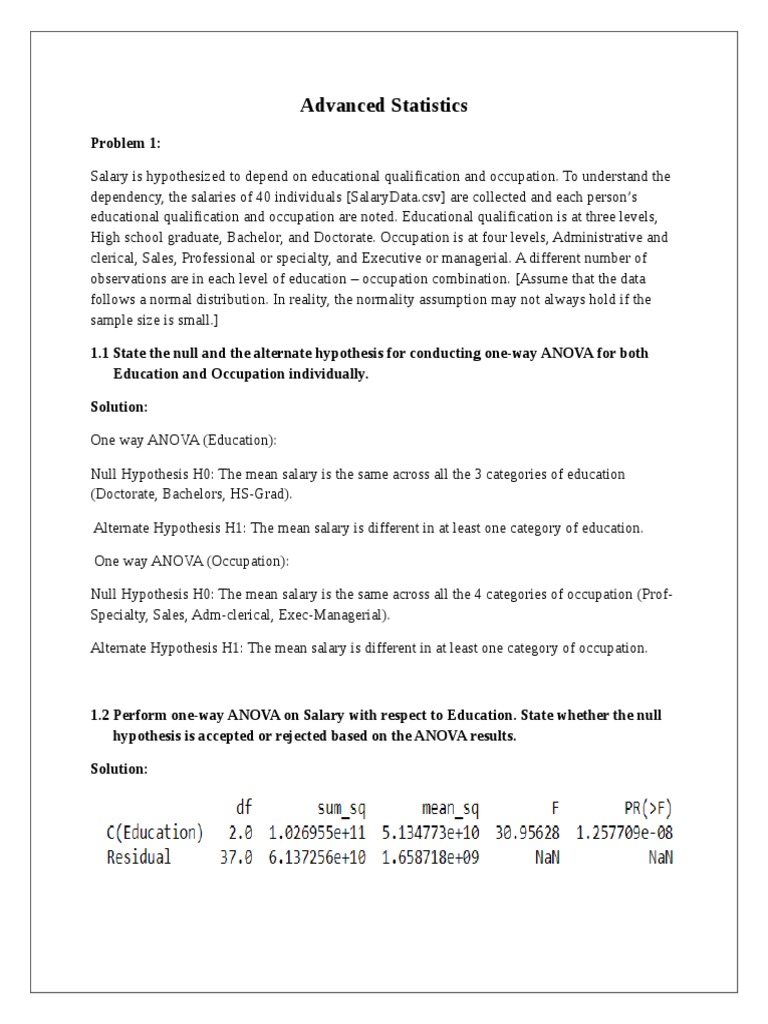 AKSHAYA - Advanced Statistics Project Report | PDF | Principal Component Analysis | Eigenvalues ...