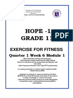 Q1 HOPE 1 - Module 1 | PDF | Physical Fitness | Muscle