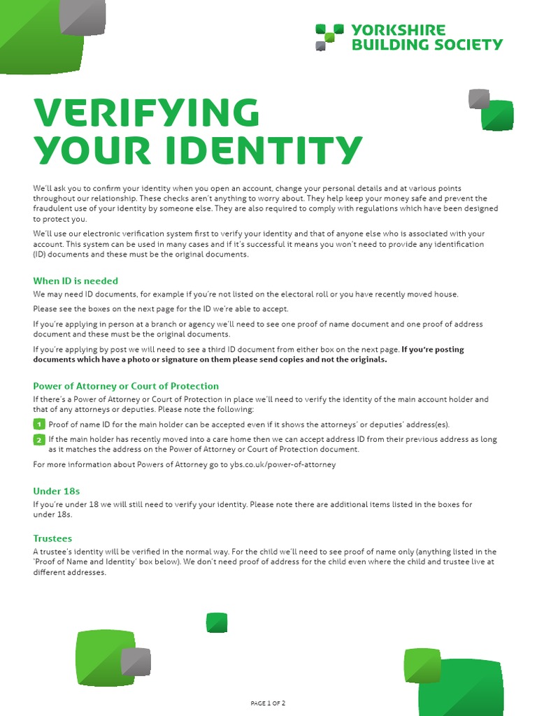 ID Verification Process Overview | PDF | Identity Document | Government ...