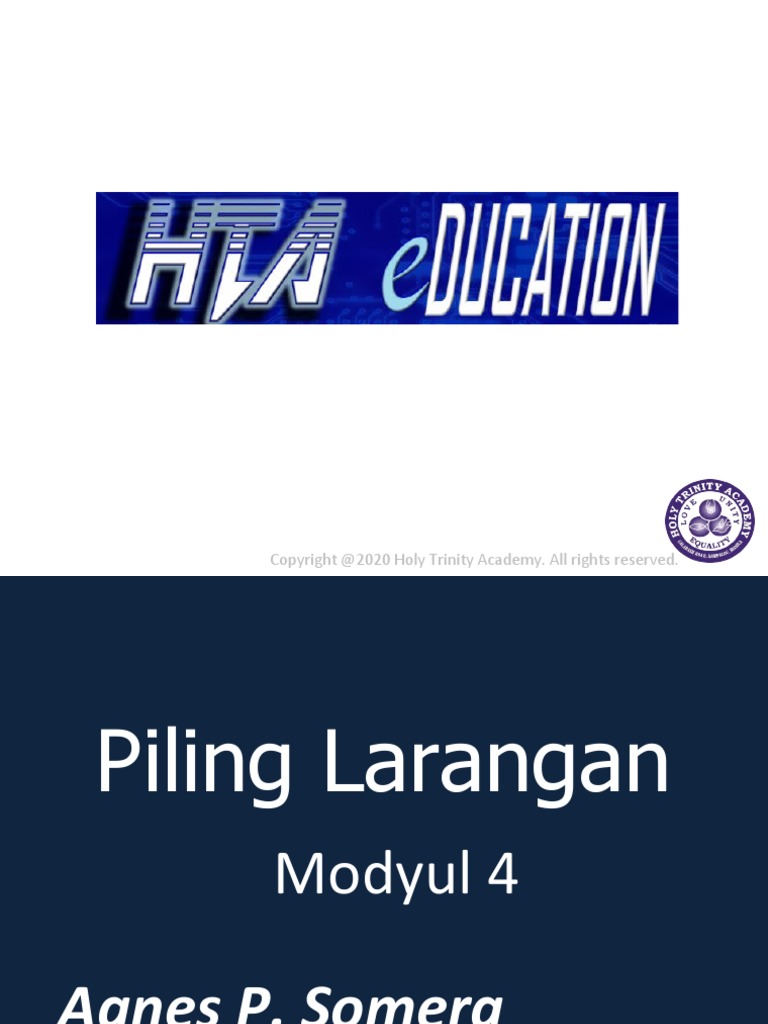 Piling Larang - Modyul 4 | PDF