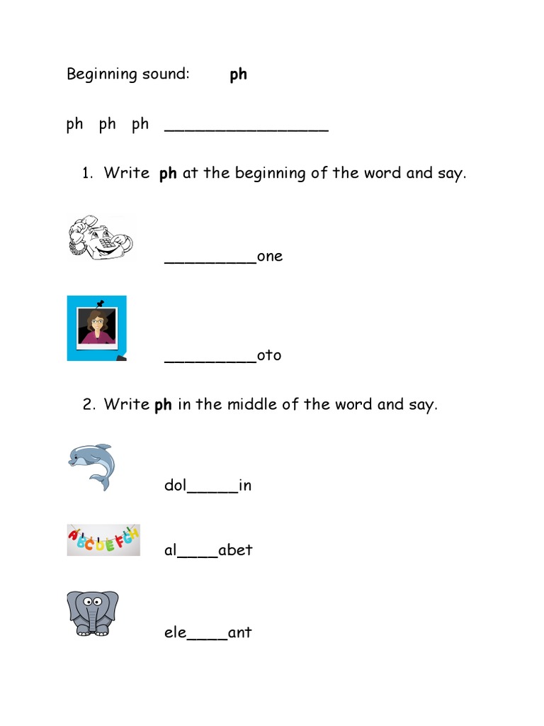 Phonics Practice for Kids | PDF