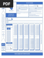 PRC Sample Answer Sheet For LET (Version 2.0) | PDF