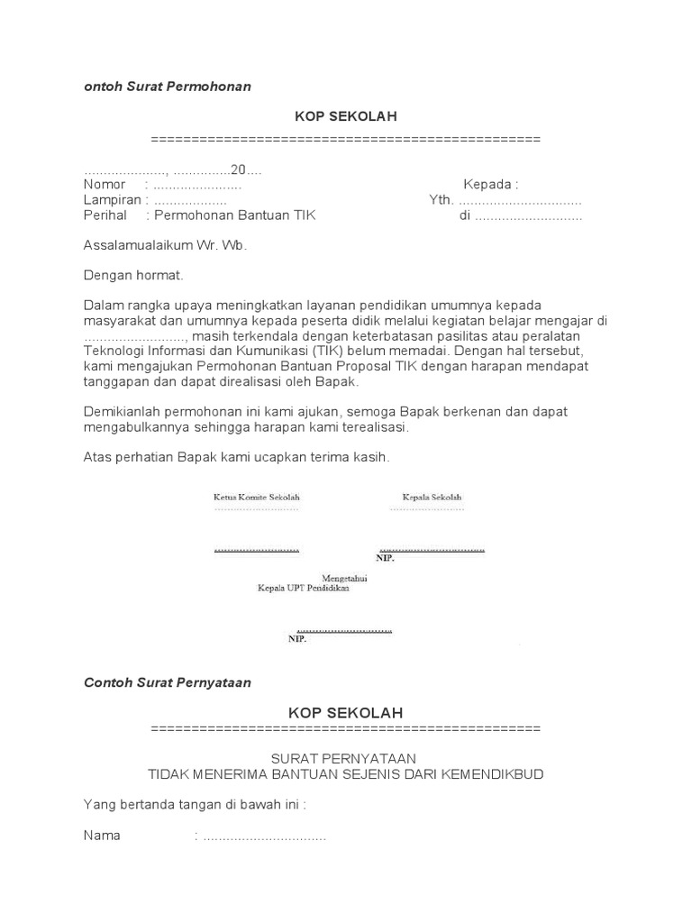 Proposal Bantuan TIK untuk Madrasah | PDF