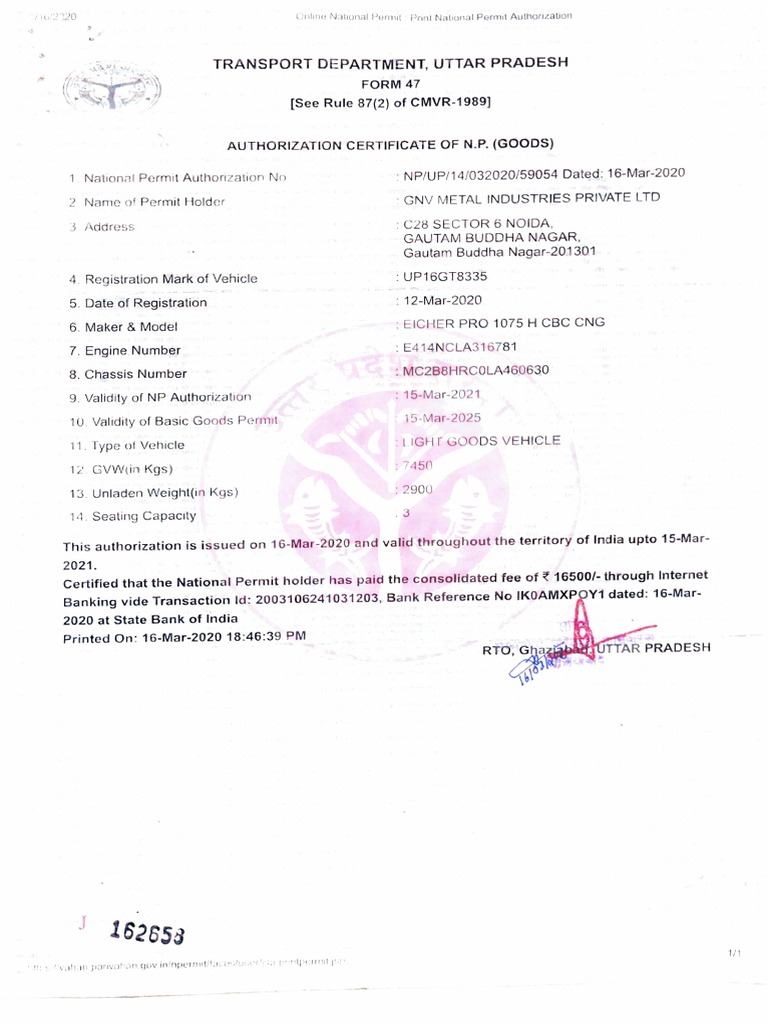 Transport Department, Uttar Pradesh | PDF | Vehicles | Transport