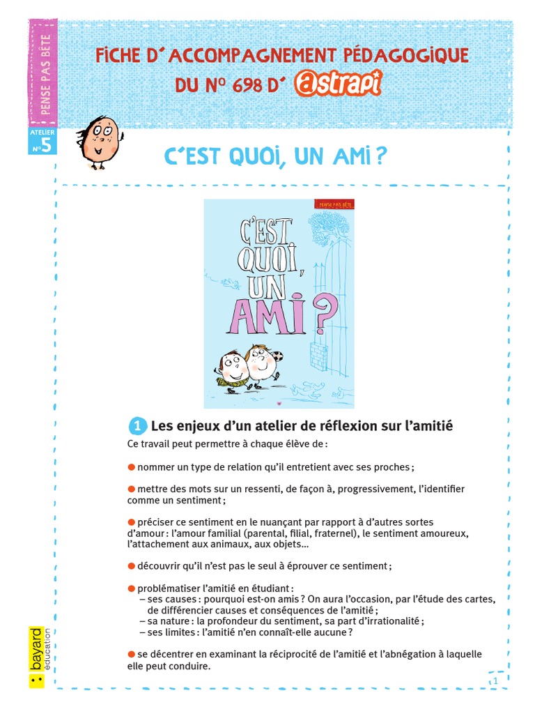 Amitie 8 | PDF | Relation amicale | Amour