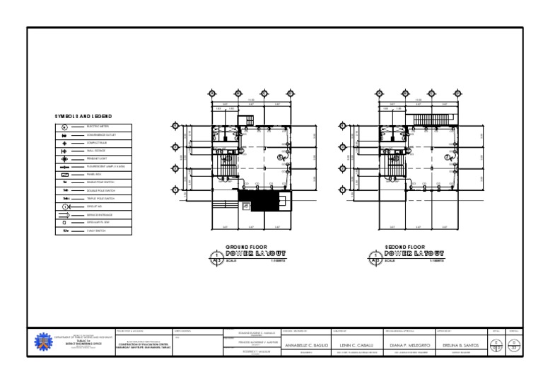 Symbols and Legend: Power Layout Power Latout | PDF | Components ...