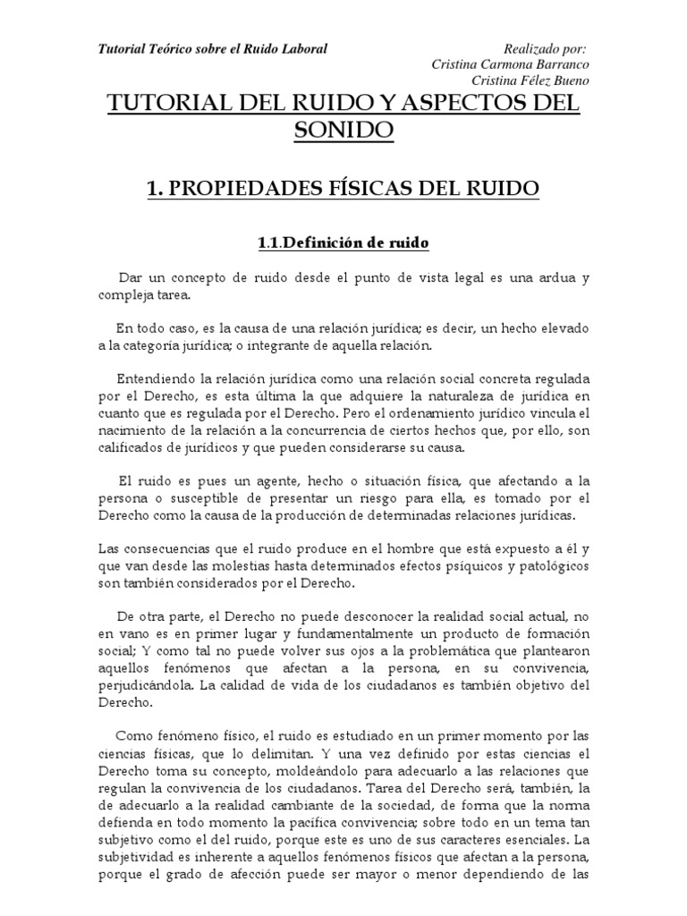 Tutorial | PDF | Sonido | Decibel