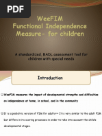 OT6 - Functional Independence Measure | PDF