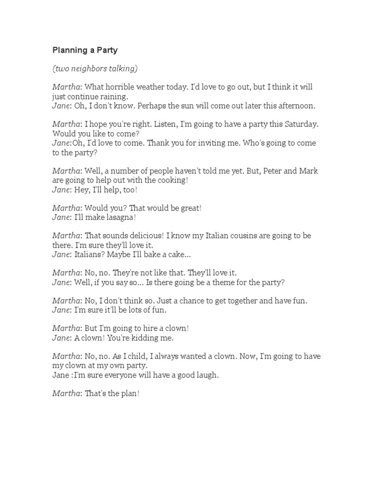 Planning a Fun Neighborhood Party | PDF