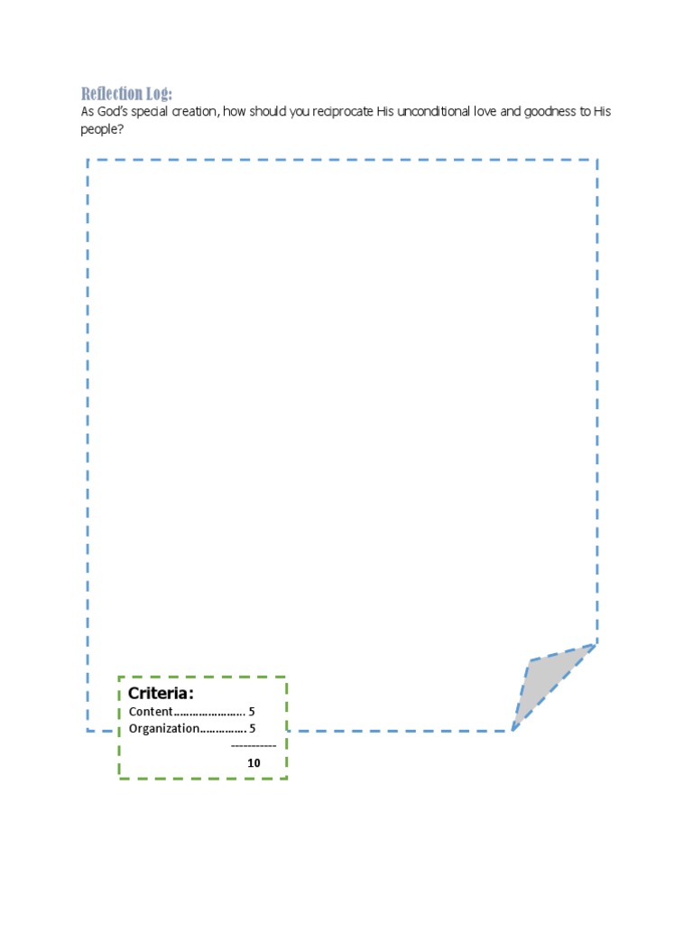 Reflection Log | PDF