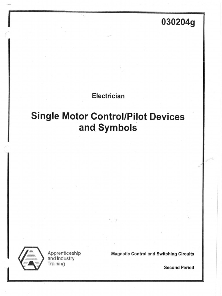 ILM-Single Motor Control Pilot Devices and Symbols | PDF