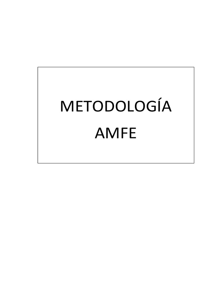 Caso Practico - Desarrollo AMFE | PDF | Probabilidad | Diseño