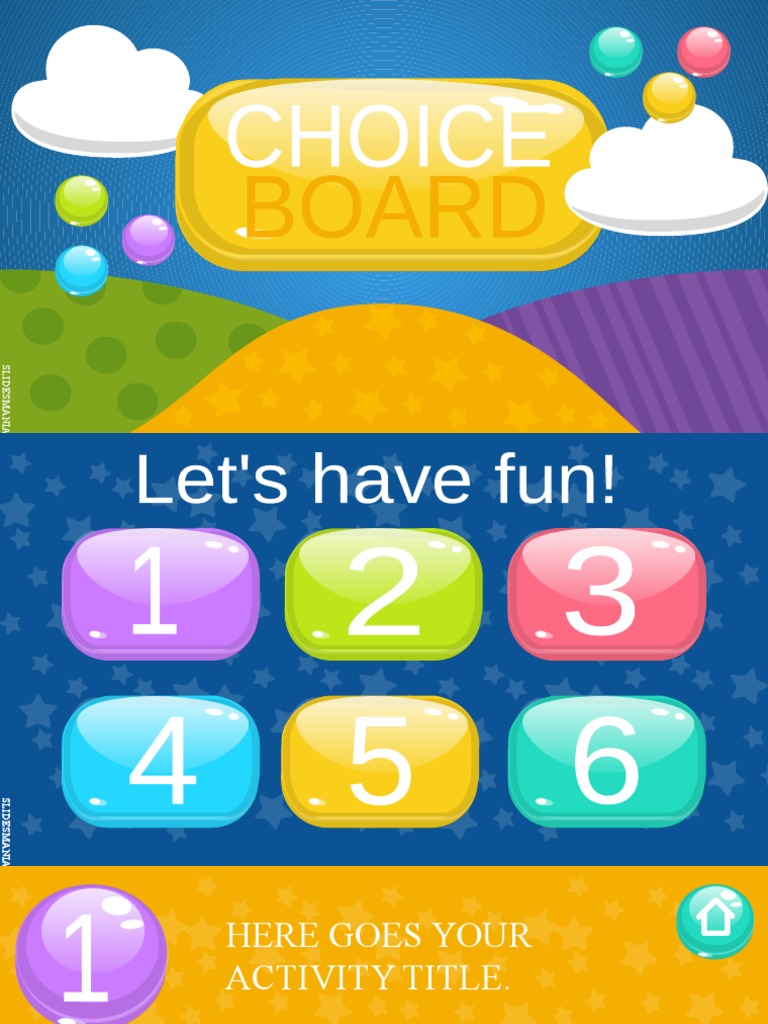 Gems Choice Board SlidesMania | PDF | Computing | Software