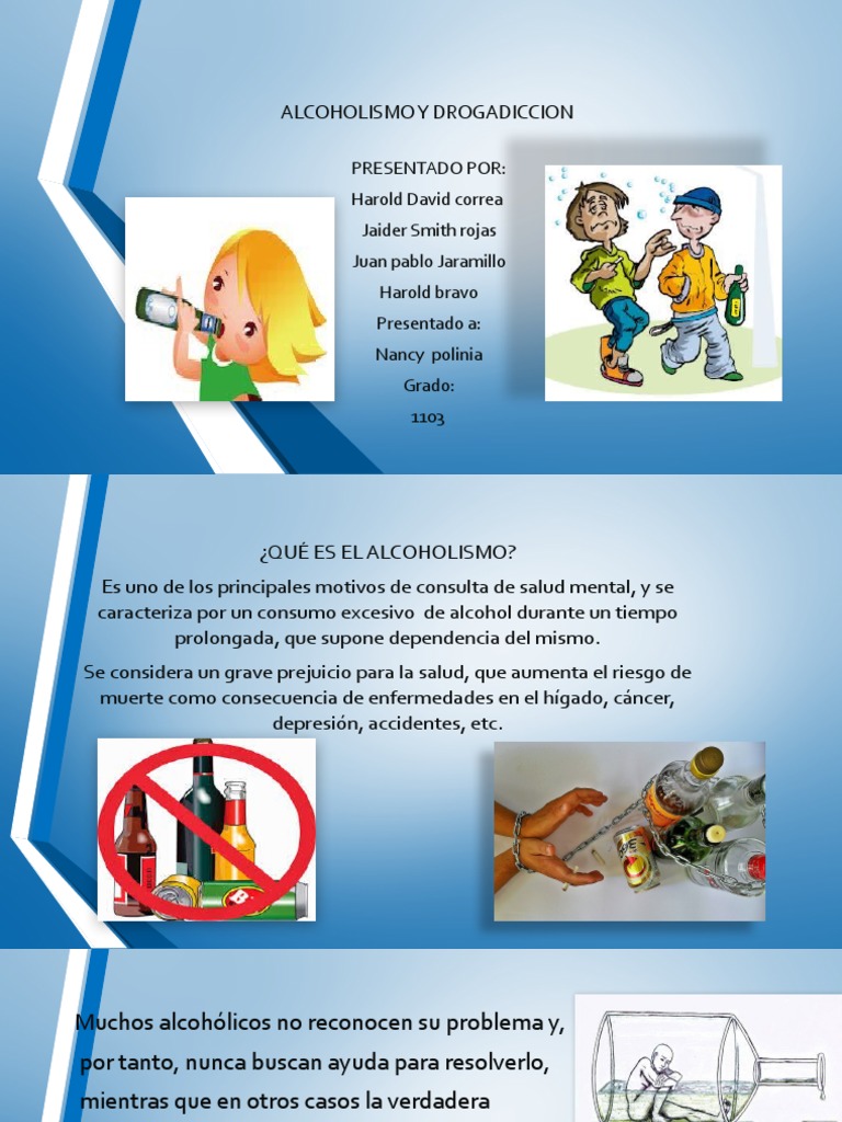 Alcoholismo y Drogadiccion | Descargar gratis PDF | Alcoholismo | La dependencia de sustancias