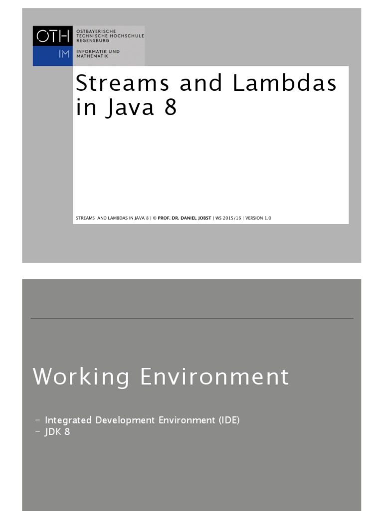 Lambdas and Stream | PDF | Anonymous Function | Method (Computer ... Lambdas and Stream | PDF | Anonymous Function | Method (Computer ...