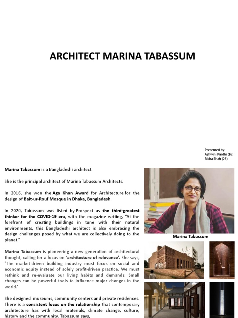 Marina Tabassum (Bangladesh) | PDF | Art