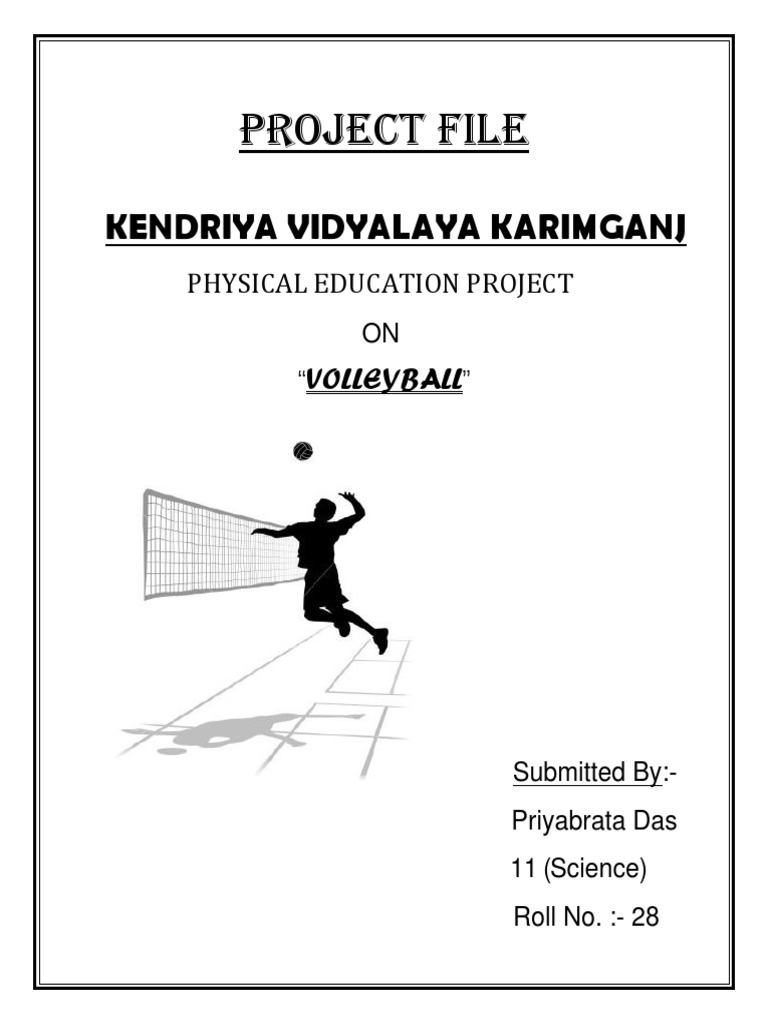 Project File: Kendriya Vidyalaya Karimganj | PDF | Volleyball | Summer ...