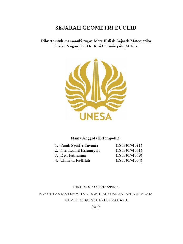 Sejarah Geometri Euclid | PDF