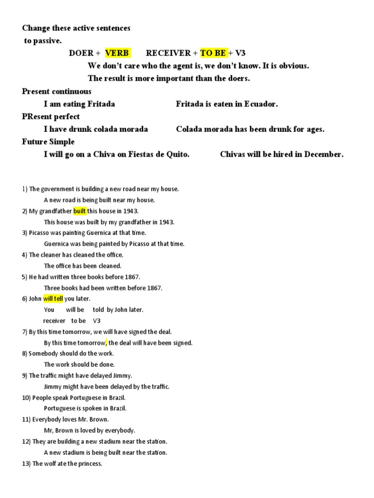 AC218 Passive and Connector Practice C5 | PDF | Cognitive Science | Syntax
