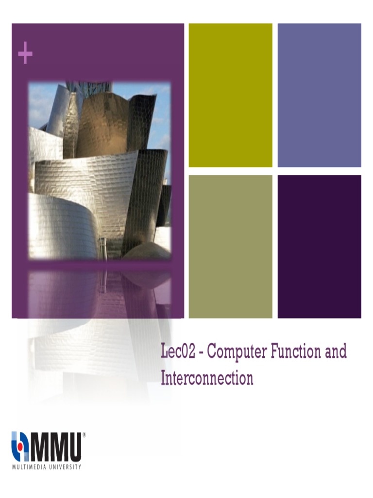 Lec02 - Computer Function and Interconnection | PDF | Input/Output | Central Processing Unit