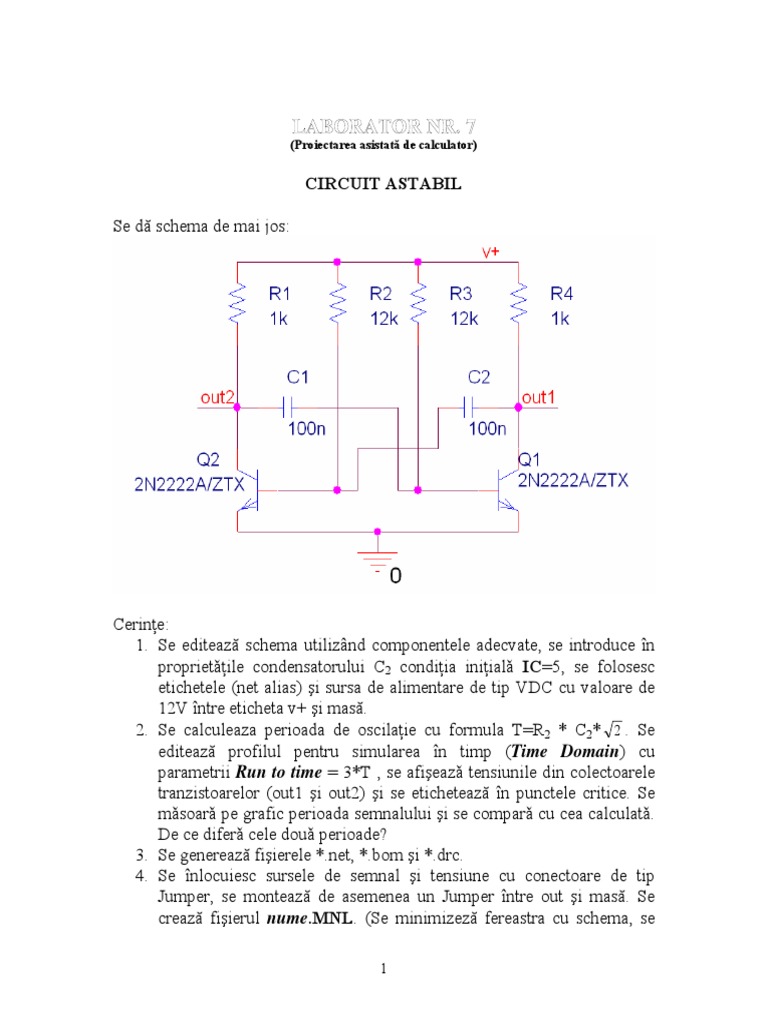 07 Circuit Astabil | PDF
